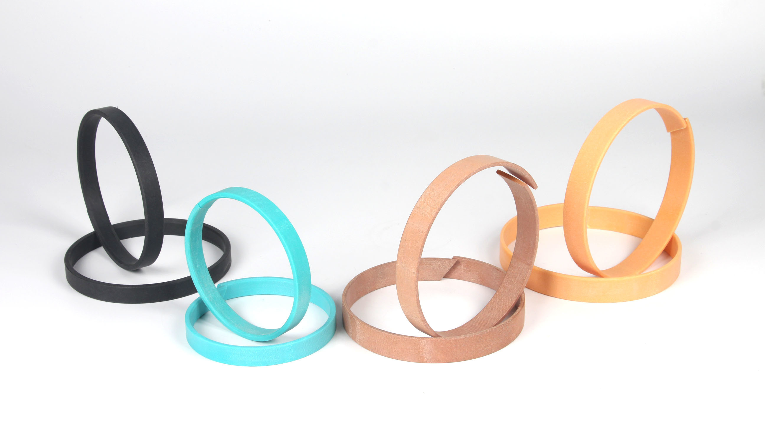 Phenolic Resin Wear Ring Seal 50 X 45 X 9.5MM O Ring Thủy lực xi lanh